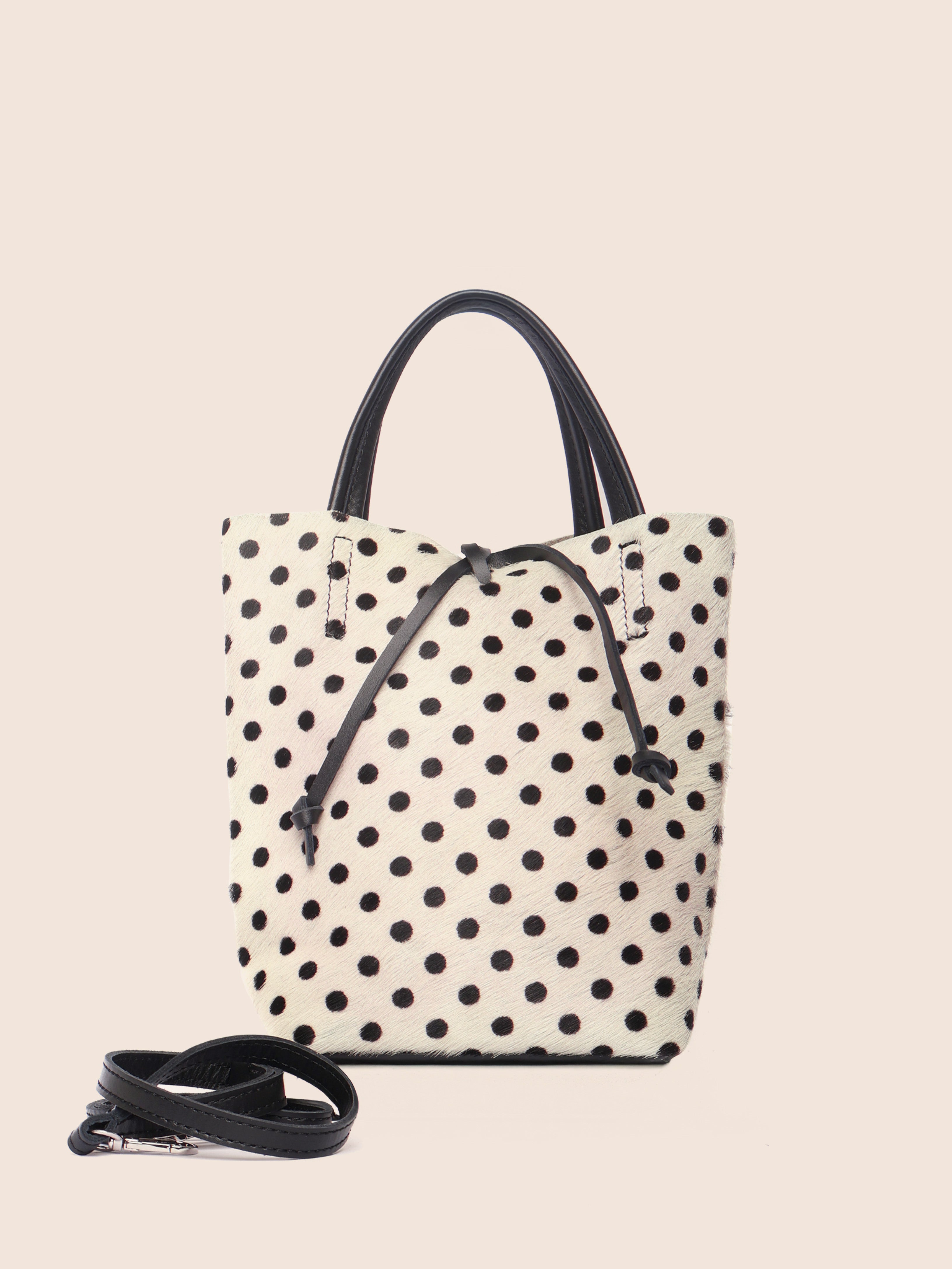 Carpi Leather Polka Dot Mini Tote Bag | Maguire Shoes