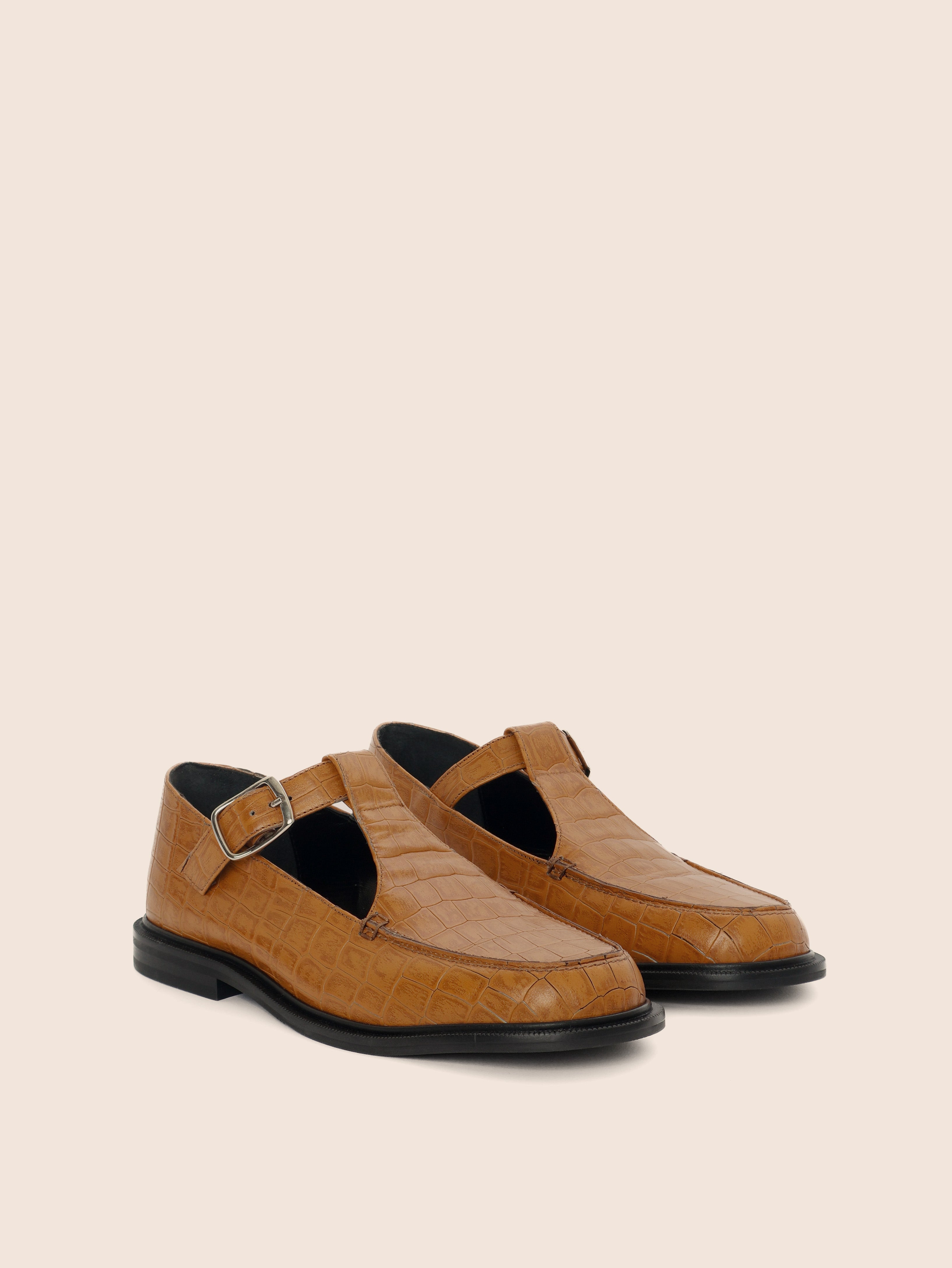 Gala Dijon Flat Leather Mary Jane | Maguire Shoes