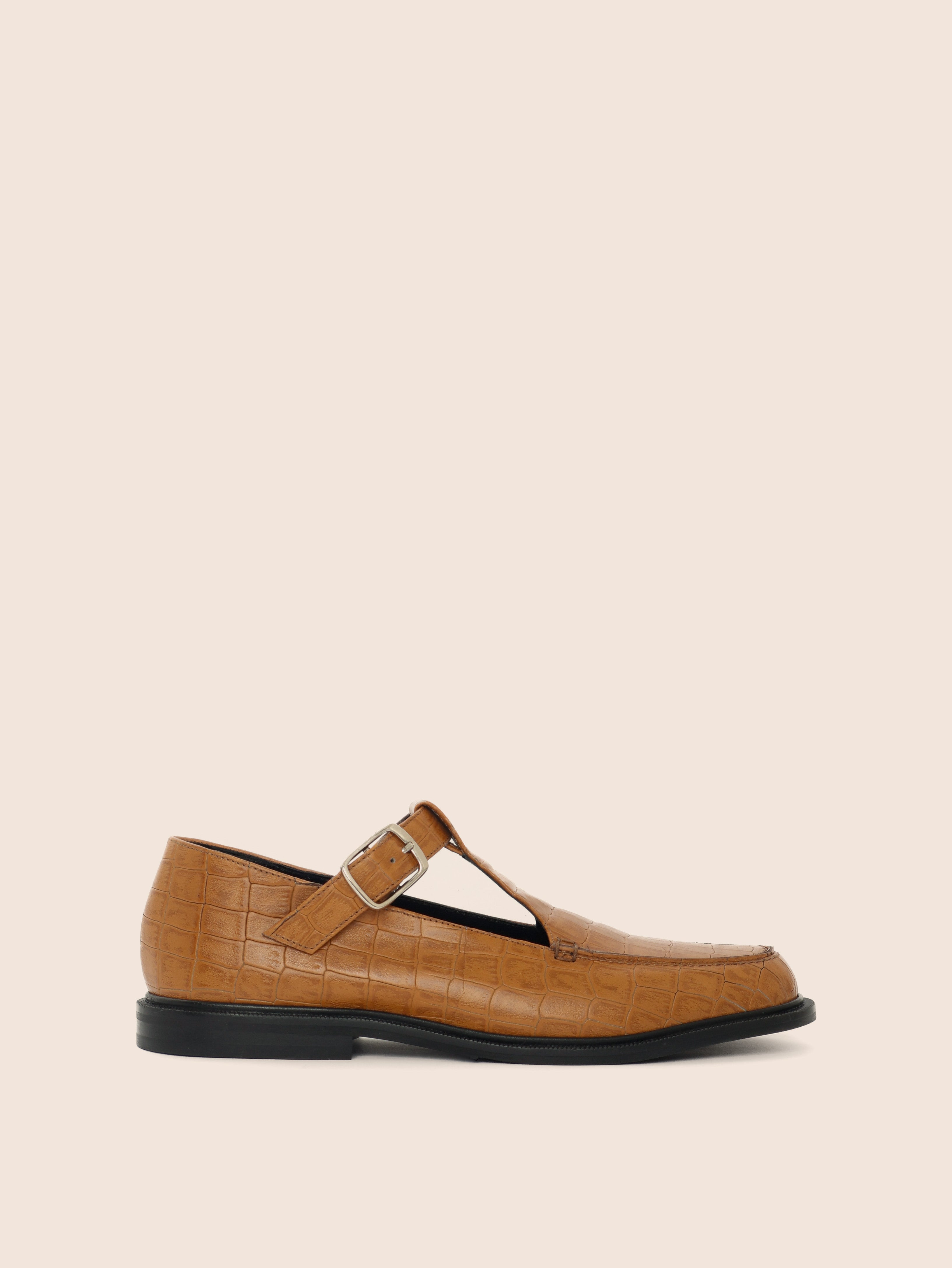 Gala Dijon Flat Leather Mary Jane | Maguire Shoes
