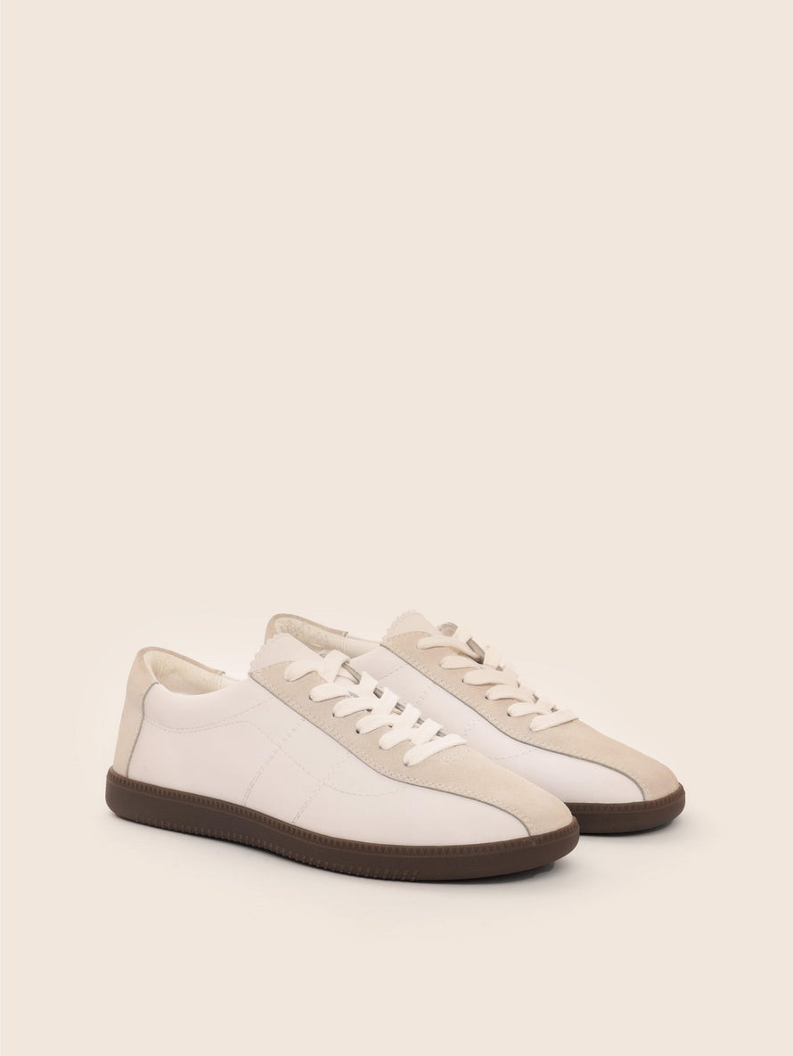 Simone White Vintage Sneaker | Maguire Shoes