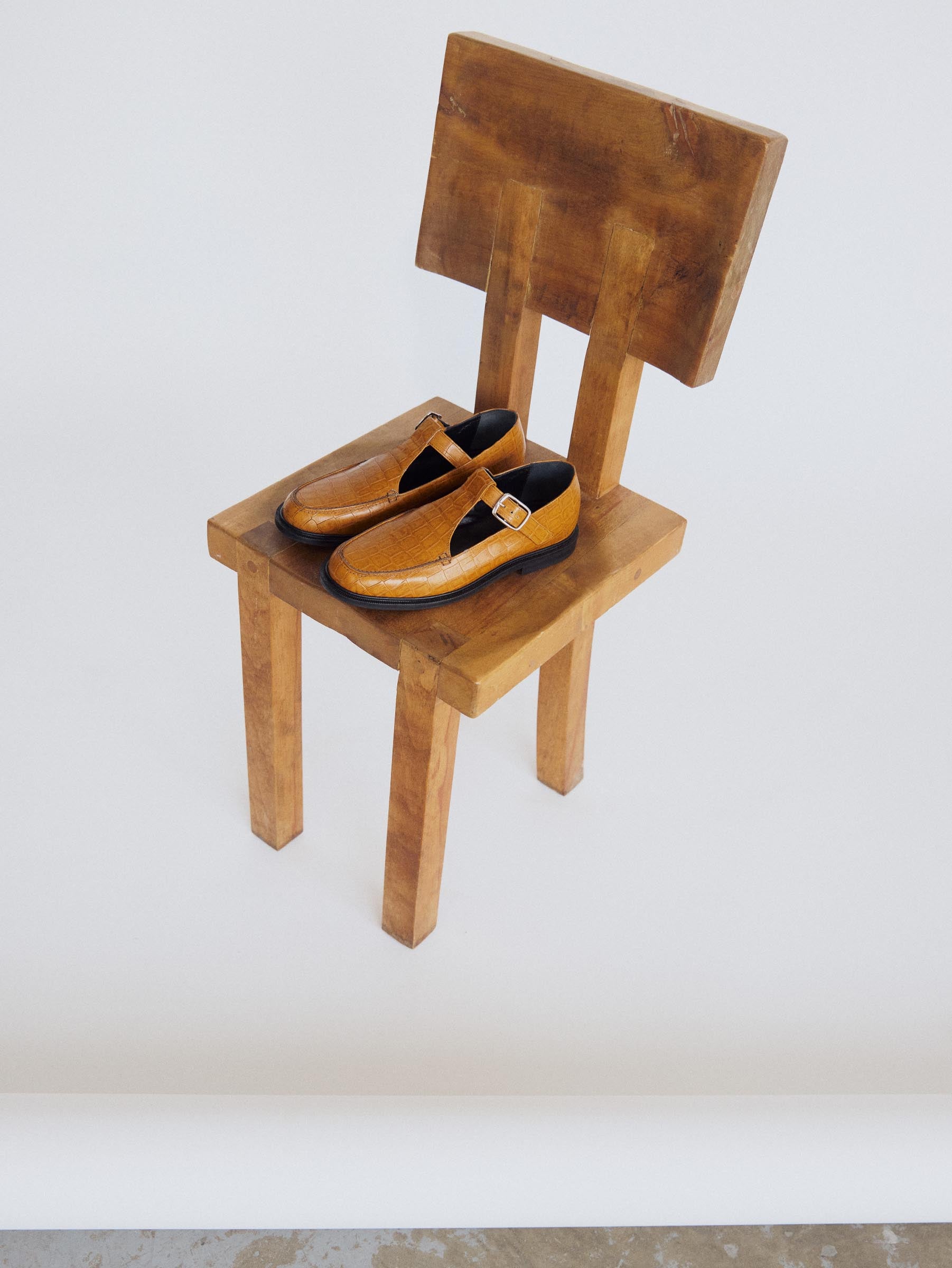 Gala Dijon Flat Leather Mary Jane | Maguire Shoes